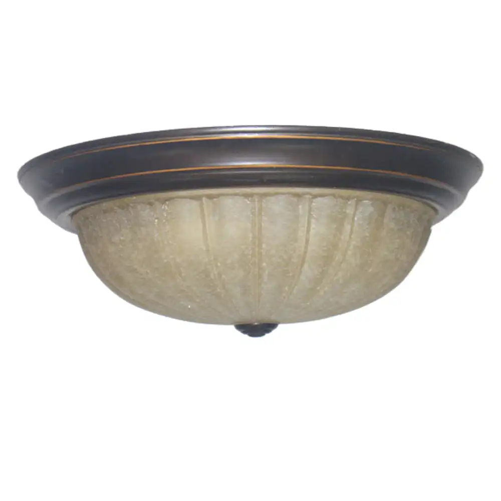 Terrano Flush 3-Light – Custom Oil-Rubbed Bronze Ceiling Light with ...